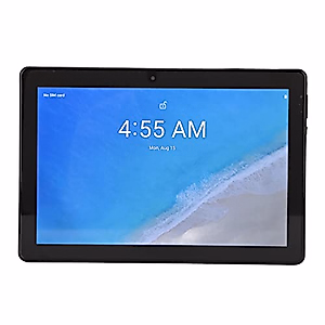 Kufoo Black Tablet, 4G LTE Internet ROM 512GB 8MP 16MP Mini Tablet for Office (US Plug)