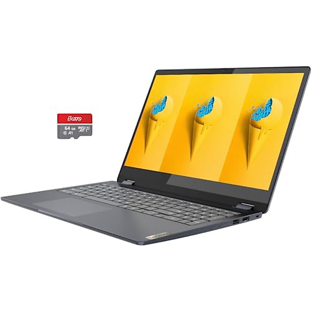 Lenovo Flex 3i Chromebook 15.6" FHD Touch Screen Laptop, Intel Celeron N4500 Processor, Intel UHD Graphics, 4GB RAM, 128GB Storage(64GB PCIe SSD+5ave 64GB Flash Memory), Chrome OS, Blue