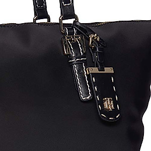 Tommy Hilfiger Women's Julia Tote Bag, Black Nylon