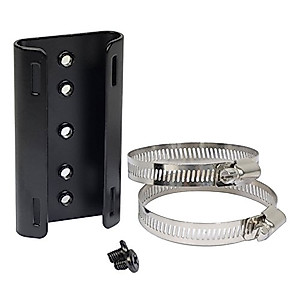 VideoSecu Pole Mounting Bracket for Security Camera Housings CCTV Security Cameras Wall Mount Bracket, TV Monitor or DVD, Compatible with TV Mount or DVD Mount A3H