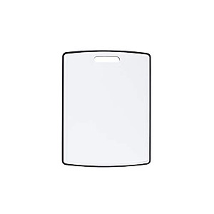 Dexas PolyDuO Reversible Cutting Board, 11 x 14.5 Inches, White and Midnight Granite
