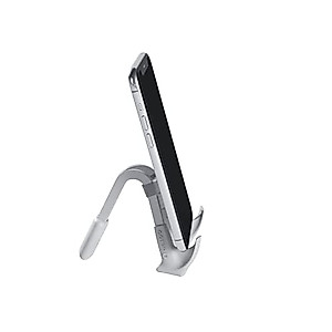 Octoo Litestand Mini, Cell Phone Stand, Phone Dock: Cradle, Holder, Stand for Office Desk - Silver