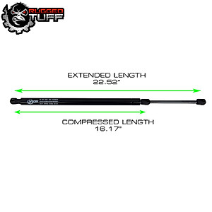 Rugged TUFF RT261039 Liftgate Lift Supports Rear Hatch Shocks Struts Gas Springs Arms Compatible with 2010-2023 Toyota 4Runner, Pack of 2