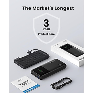 INIU 140W Power Bank, 27000mAh High Capacity Laptop Portable Charger, USB C in&Out Tablet Powerbank, Smart Digital Display Phone Charger Compatible with iPhone 16, iPad, MacBook, Laptop etc.