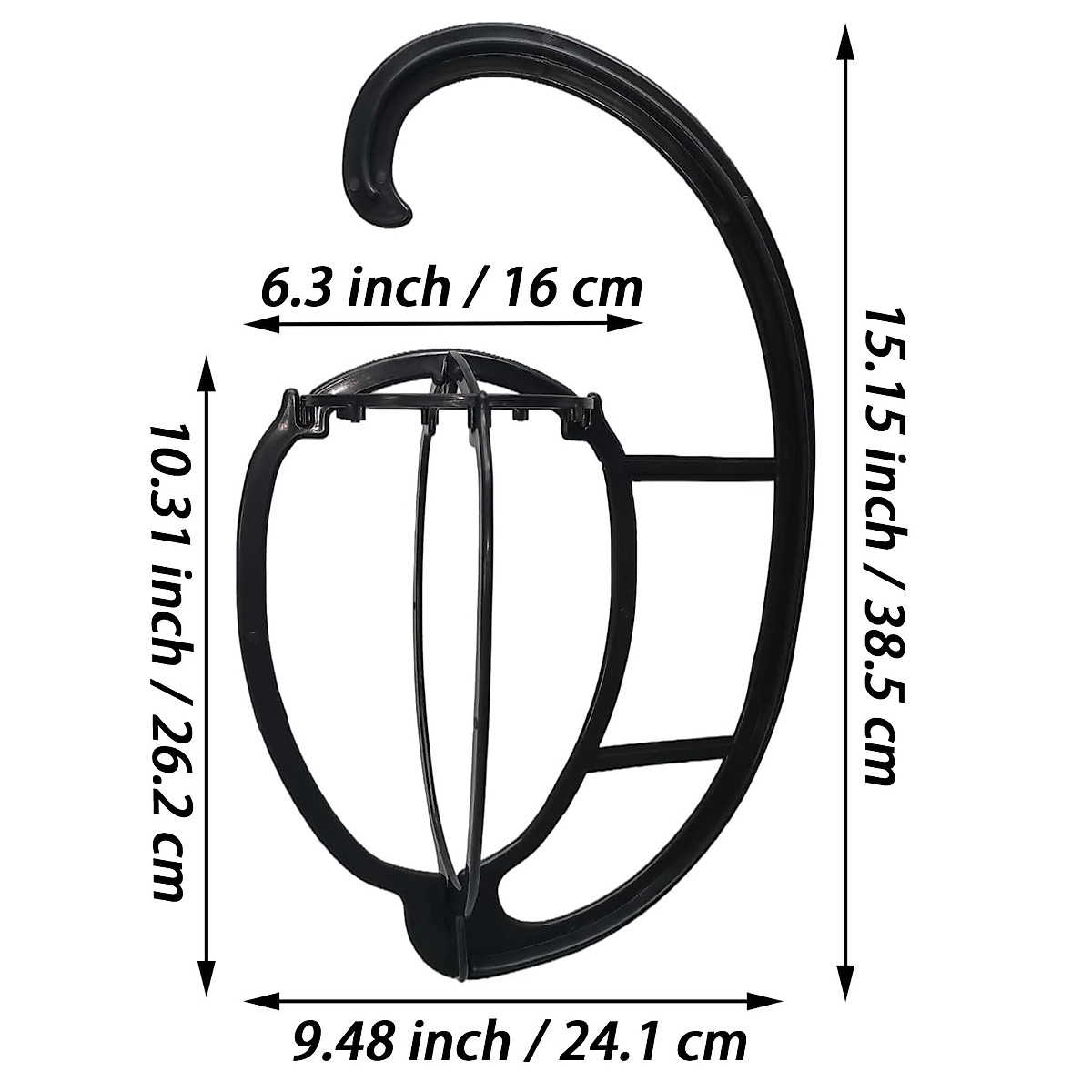 FINDYOU Hanging Wig Stand Wig Hanger for Multiple Wigs Holder Stand for Hair Extensions, Wigs & Accessories（6 Packs）