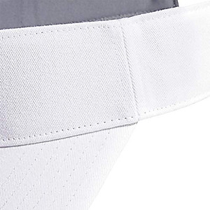 adidas Originals Twill Visor, White/Black, One Size