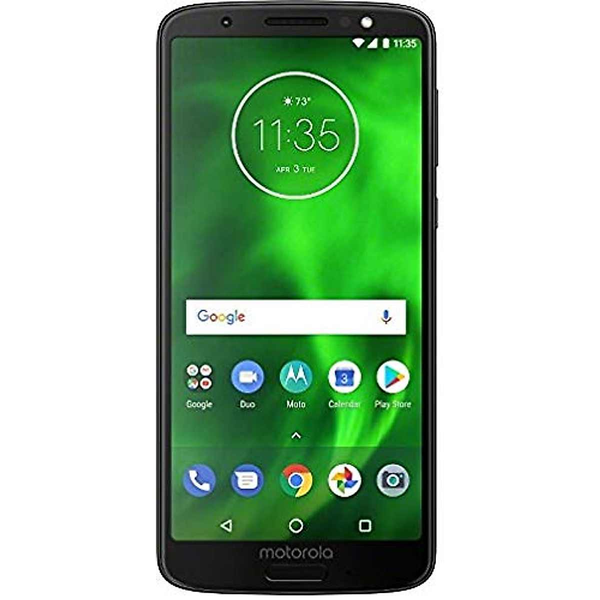 Motorola Moto G6 - Verizon Locked Phone - 5.7in Screen - 32GB - Black - U.S. Warranty - (Renewed)