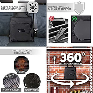 Swaptop Carry Case for Coleman Roadtrip Grill Accessories - Outdoor Use, Heavy Duty Organizer for Half Griddle, Spatulas, Propane Bottles, and Grill Grates, Suitable for LXX, LXE 285, and More
