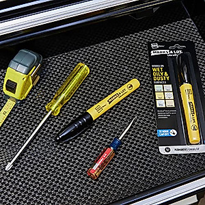 AVERY Marks A Lot UltraDuty Permanent Markers, Chisel Tip, Water Resistant, 1 Black Industrial Marker (29845)