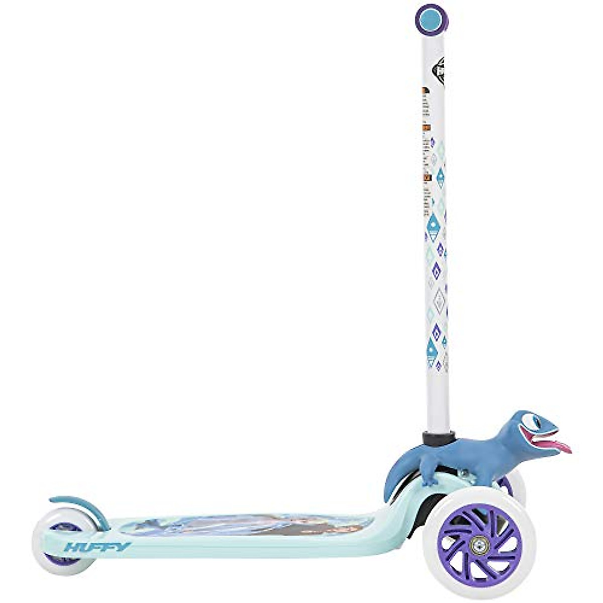 Huffy Disney Frozen 3D Tilt 'n Turn 3-Wheel Scooter, Sea Crystal Blue