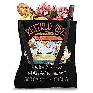 Retired Cartoon Cat Costume Retirement For Men & Women 2023 Tote Bag