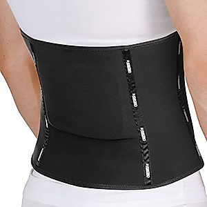 ONETWOFIT Lumbar Support Belt, Back Brace for Women Men, Back Support Belt with Lumbar Pad Black OT049801