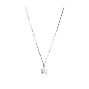 Hundred River Friendship Necklace Star Pendant Chain Necklace with Message Card Gift Card (Star 2s)