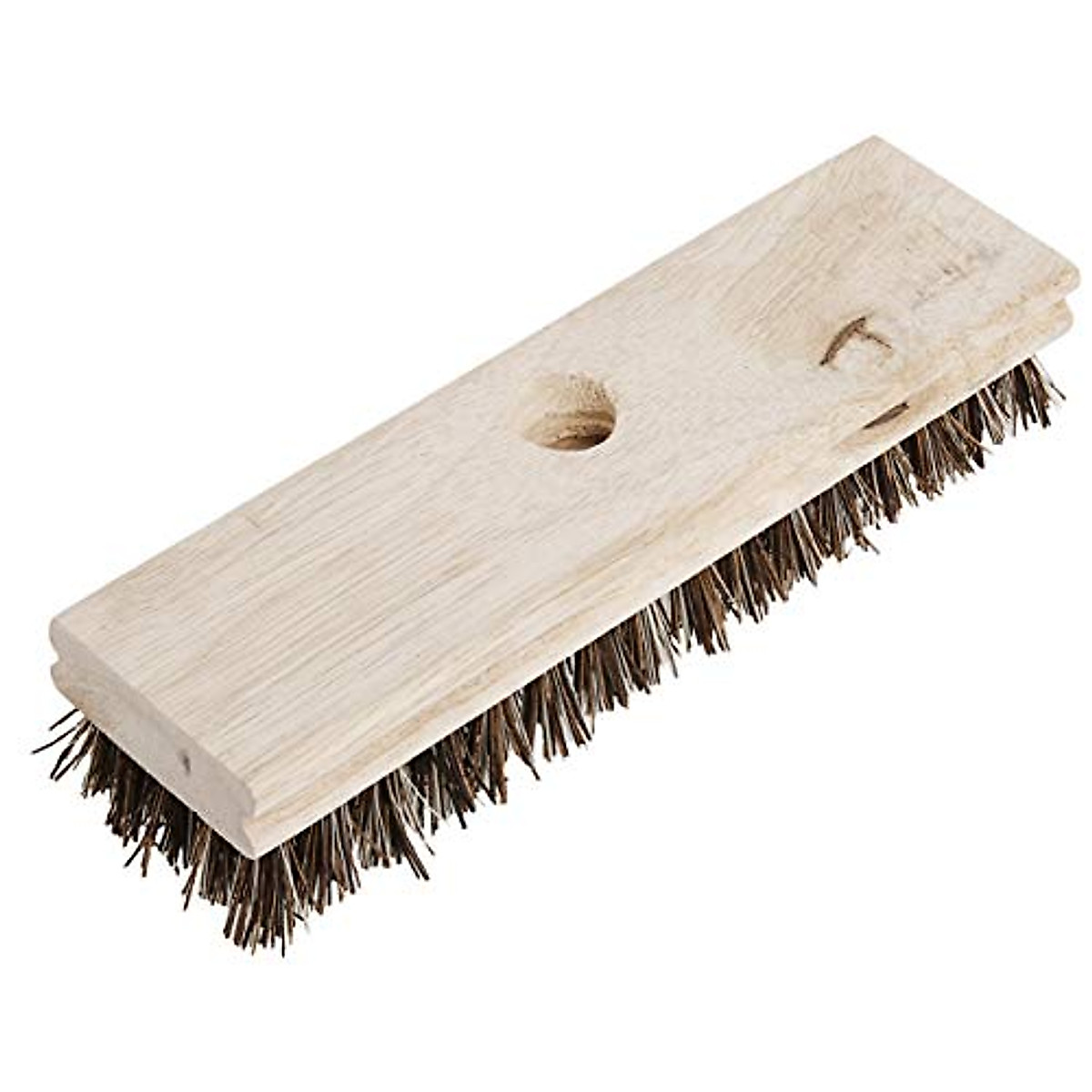 Quickie Union Mix Deck Scrub, Outdoor Scrub Brush, Heavy-Duty Rough Surface, Scrubbing Wood or Concrete