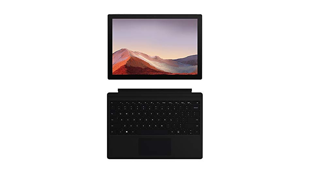 Surface Pro 7 i3 + Type Cover: Versatile 2-in-1 Laptop Tablet