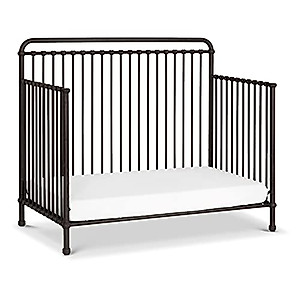 Namesake Winston 4-in-1 Convertible Metal Crib in Vintage Iron, Greenguard Gold Certified