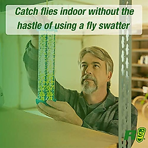 RESCUE! Fly TrapStik – Indoor Hanging Fly Trap - 2 Pack