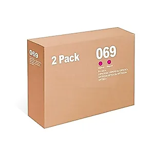 Compatible 069 High Yield Toner Cartridge Replacement for Canon 069H for imageCLASS MF753Cdw MF751Cdw LBP674Cdw Printer (2 Magenta)