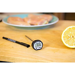 San Jamar THDGPCKT Digital Pocket Thermometer for Cooking- NSF Listed 1.2 millimeters