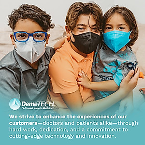 DEMETECH ASTM Level 3 Protective 3-Layer Face Mask, Ear-Loop Style, Adult Mask, 50 Pack, Variety Pack