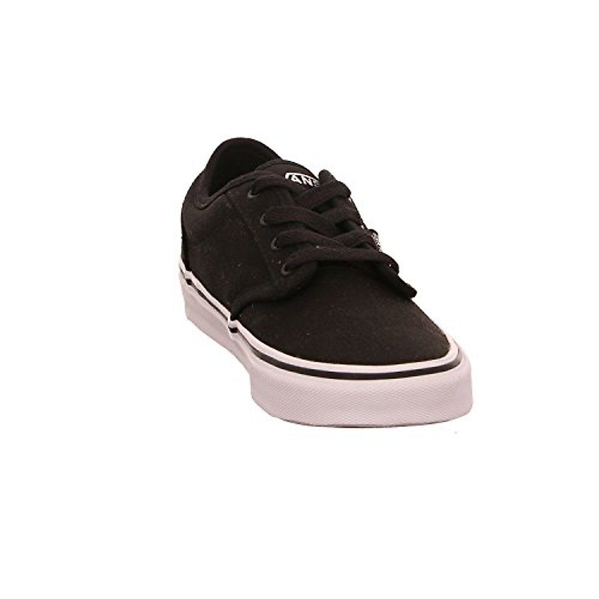 Vans Low-Top Sneakers Atwood Trainers, Canvas/Black/White, 3 US Unisex Big Kid
