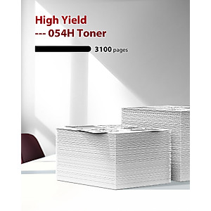 054H Toner Cartridge Set 2 Black 054 | Replacement for Canon 054H Toner, Compatible with Canon Color imageCLASS MF642Cdw Toner Cartridges, MF644Cdw, MF641Cdw, MF644Cdw, LBP622Cdw Laser Printer 2 Pack