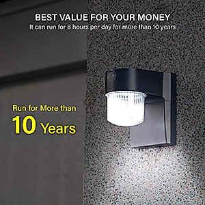 ZONE INDUSTRY CORP. 1000 Lumens LED Solar Power Jelly Jar Light Wall Lantern Night Security Light with Motion Sensor and Replaceable Rechargeable Battery, Waterproof, for Outdoor & Indoor, Bronze