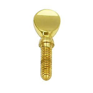 Durable Copper Sax Neck Tightening Screw Saxophone Replacement Parts Copper Attachment Neck Receiver Tightening Attach Screw For Sax Golden Instrument Accessory Saxophone Neck Screw Saxophone Scre
