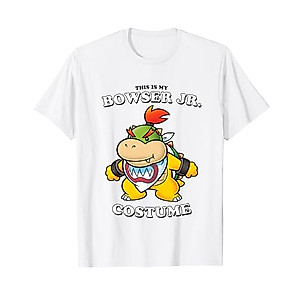 Super Mario Bros Halloween This Is My Bowser Jr. Costume T-Shirt