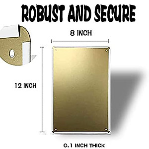 Vintage Metal Tin Sign Fashionable That's not My Job Blechschild Schild Blech 8 x 12 Inches