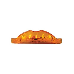 GG Grand General 76250 Rectangular Amber/Amber Wide Angle 14 LED Marker Light