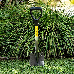 Stanley Garden BDS7148T Mini D-Handle Round Point Shovel, Yellow