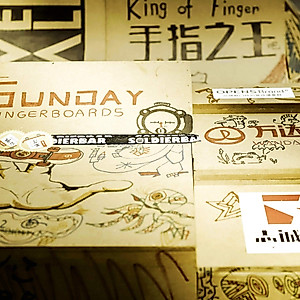 SOLDIER BAR X NW9s Fingerboards Deck 98x34mm 5-Layer(Lucky Loong)