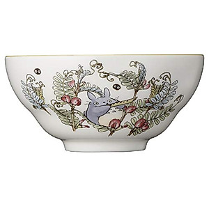 Noritake TT97890/4924-11 My Neighbor Totoro Rice Bowl, 9.2 fl oz (260 cc), Microwave Safe, 1 Piece, Bone China