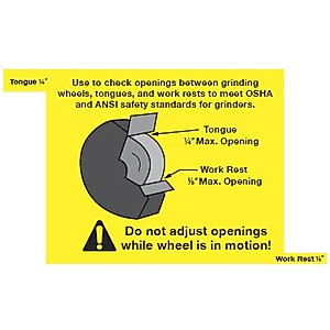 Bench Grinder Safety Gauge with Tether (1)