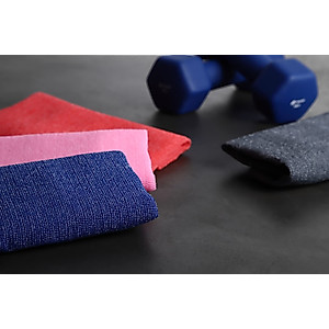 Extra Rough, Exfoliating Washcloth [Made in Japan] Exfoliating Towel Special Texture Makes Fluffy Foam Lather, Back Scrubber, Dead Skin Cell Remover [Loofah for Women and Men] (2pcs Set(Red, Gray))