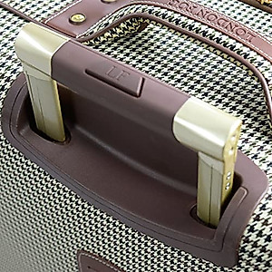 London Fog Oxford III 2 Piece Set (Cabin Bag and 25" Spinner), Olive