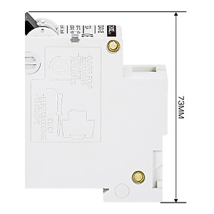 DIHOOL Miniature Circuit Breaker 120 Amp dc solar disconnect switch 12-240V for PV Solar, UPS, RV Battery, DIN Rail Mount, Overload Protection, AC DC universal