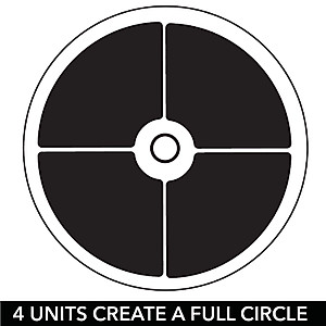 mDesign Plastic Lazy Susan Cabinet Storage Bin with Front Handle for Kitchen Countertop, Pantry, Shelf, Fridge Organization - Hold Food, Drinks, Snacks, Fruit, Vegetables - 8 Pack - Smoke Gray Tint