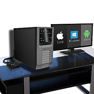 PELOTE Hard Drive Power Switch Module for 2.5 inch / 3.5 inch SATA HDD/SSD, 6-Way Hard Drive Power Independent Switch Controller with TVS Protection