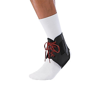 MUELLER Sports Medicine AFT3 Ankle Brace, Ankle Pain Relief Support for Men and Women, Ideal for Sprains, Strains, Arthritis, Black, Small