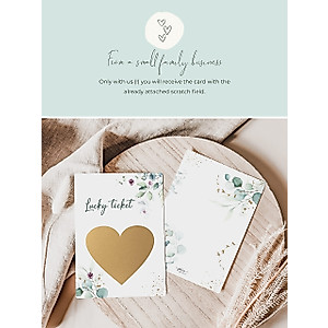 Joli Coon Pregnancy announcement scratch card - You are going to be grandparents - Baby announcement - Eucalyptus