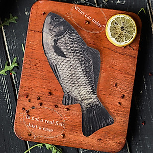 Emulation Fish Shape Creative Pencil Case Pen Bag Coin Purse Phone Bag with Simulated Lining Inside Padded Thick Foam with 12pcs Color Pencil Gift