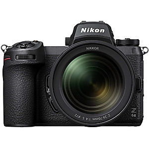 Nikon Z6II Mirrorless Full Frame Camera with 24-70mm F4 Lens Kit 1663 FX-Format 4K UHD Video Filmmaker's Kit with DJI RS 2 Gimbal 3-Axis Handheld Stabilizer Bundle + Deco Photo Backpack + Software