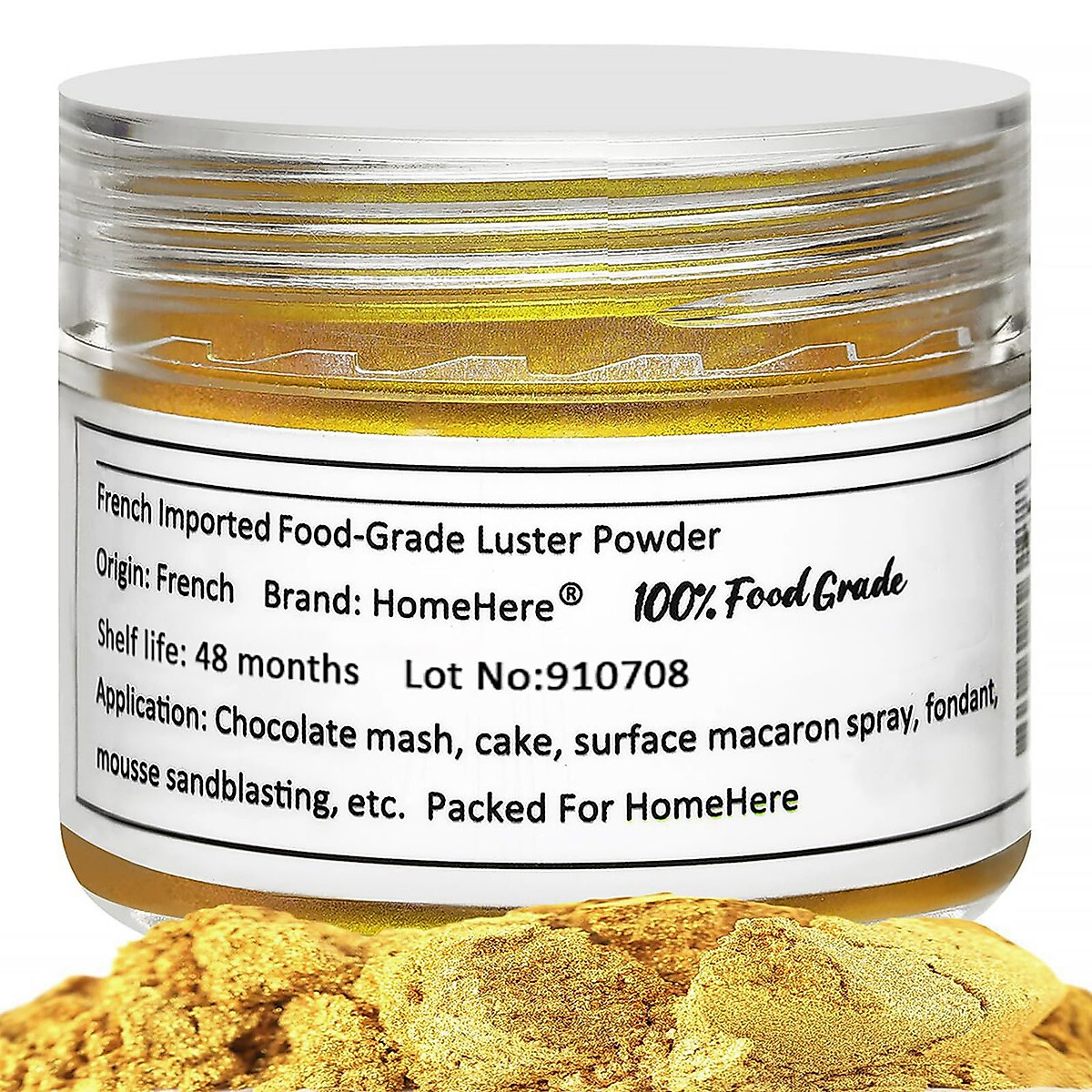 HomeHere Luster Powder Dust Edible Cake Dust, 7g