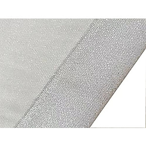 SFN SKY 10ft x10ft Silver Spandex Curtain Party Wedding Backdrop Photography Background Photo Booth Backdrop Studio Background (Silver)