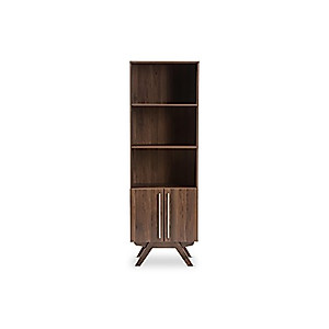 Baxton Studio Ashanti Wood Bookcase