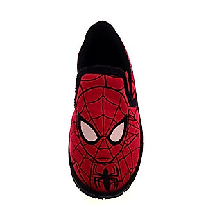 Marvel Childs Boys Red and Black Spiderman Slippers (11)