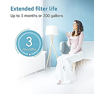 AQUACREST WFFMC303X Faucet Water Filter, Replacement for DuPont® FMC303X, WFFMC300X Faucet Mount Water Filtration Cartridge, 200-Gallon (Pack of 3)