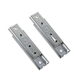 Lokatall 4.7 Inch Headboard Fixing Brackets, Panel Wall Mount Interlocking Hangers, Heavy Duty Sofa Connector, Universal Metal Interlocking Connector for Sofa, Bed, Furniture (2 Pair)